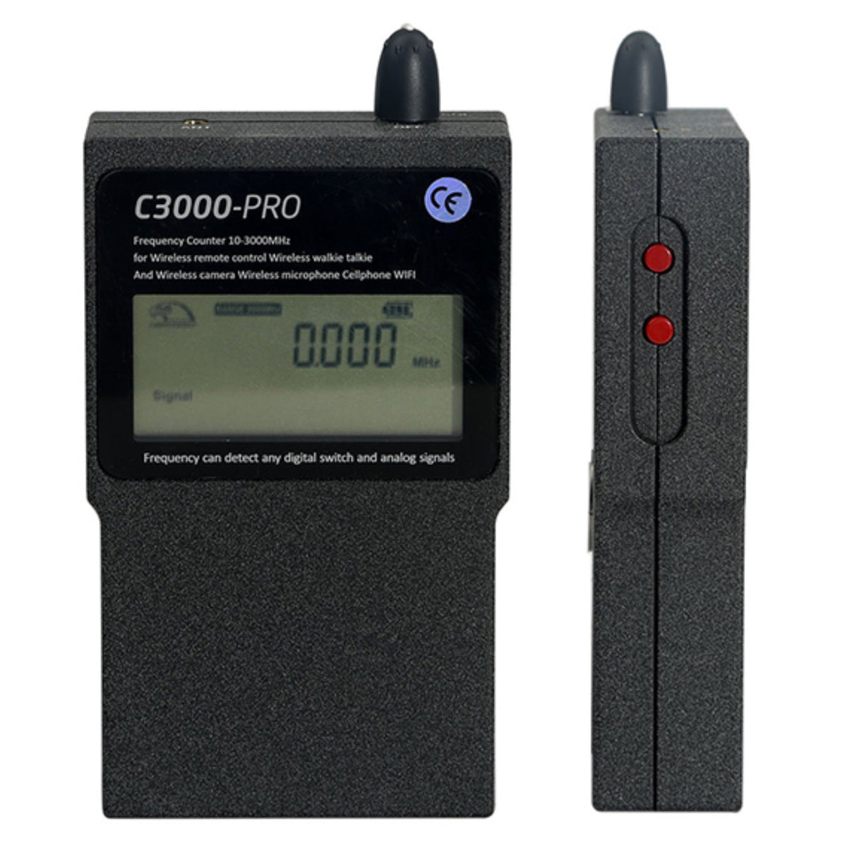 Hawksweep HS-C3000 Pro RF Bug Detector Digital Frequency Counter 3GHz ...