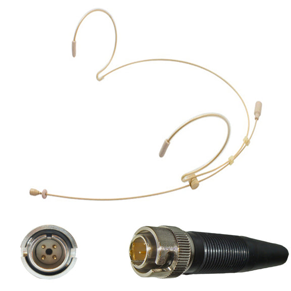 Sony Double Ear Hook Microphone for 3.5mm Jack and 4 Pin Hirose Body P ...